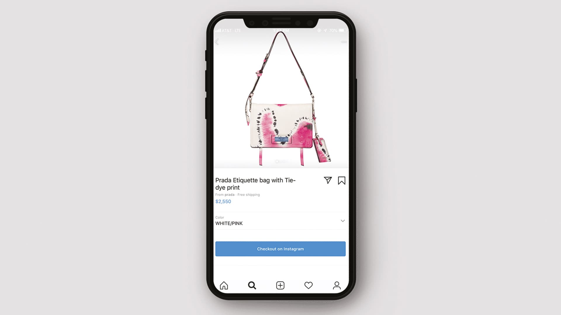 Prada joins Checkout for Instagram shopping