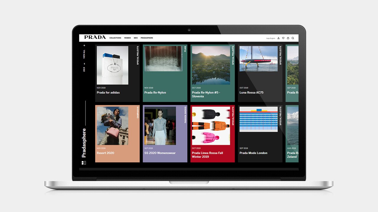 Prada renews prada.com website