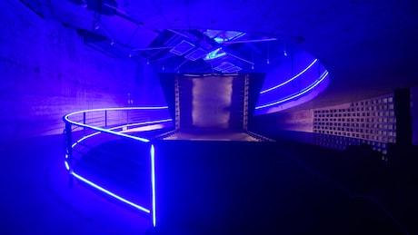 “Illuminated Vista”: Prada S/S 2020 Menswear show space