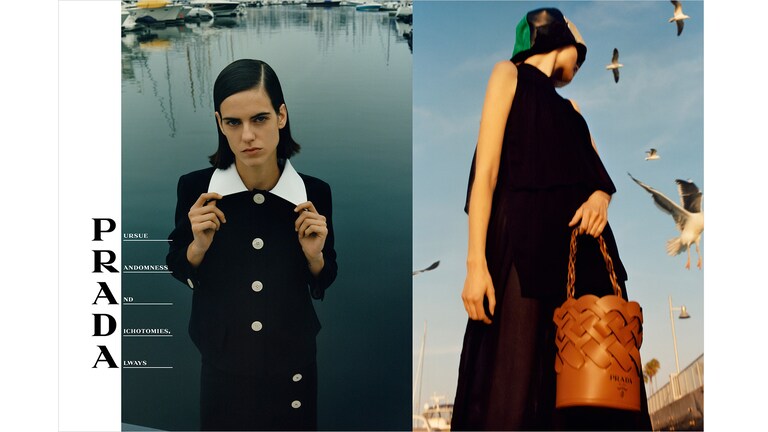 "PLAIN REDEFINED AS DARING ATTITUDE": Prada Womenswear S/S 2020 campaign