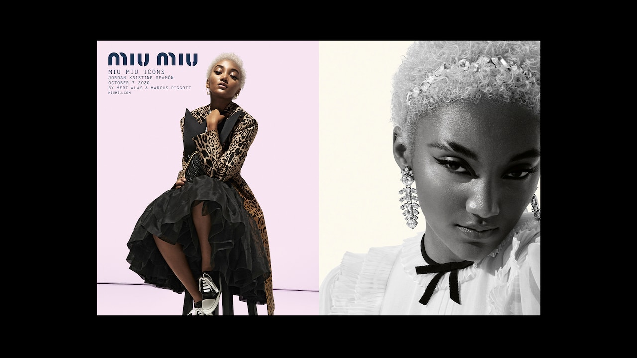 Miu Miu Icons: Holiday 2020 Advertising campaign