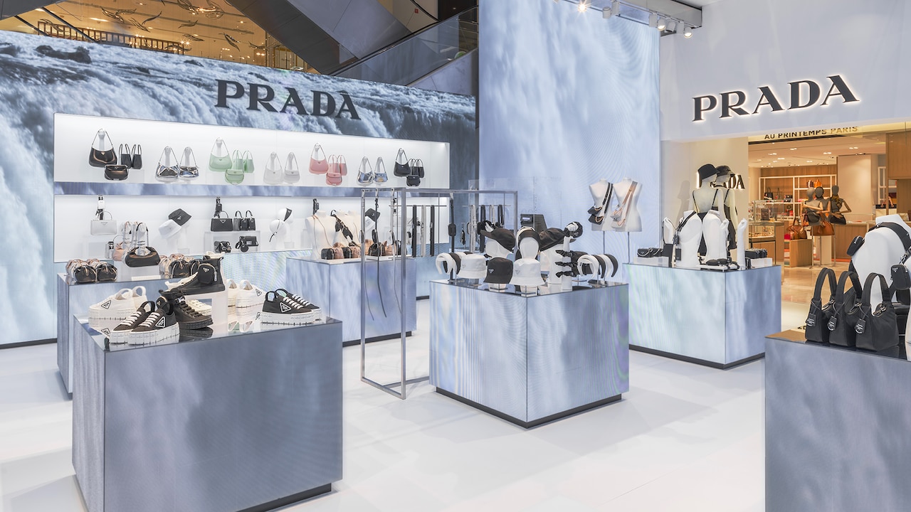 The new pop-up "Prada Abstract"