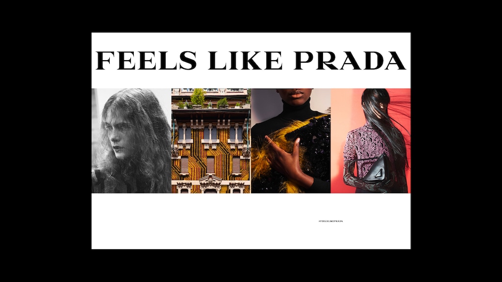 Prada F/W 2021 adv campaign: Feels Like Prada