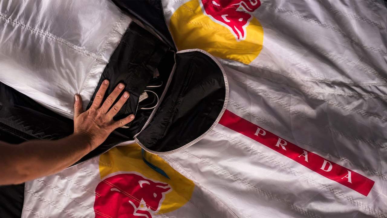 Prada Linea Rossa for Red Bull Athlete Peter Salzmann | Prada Group