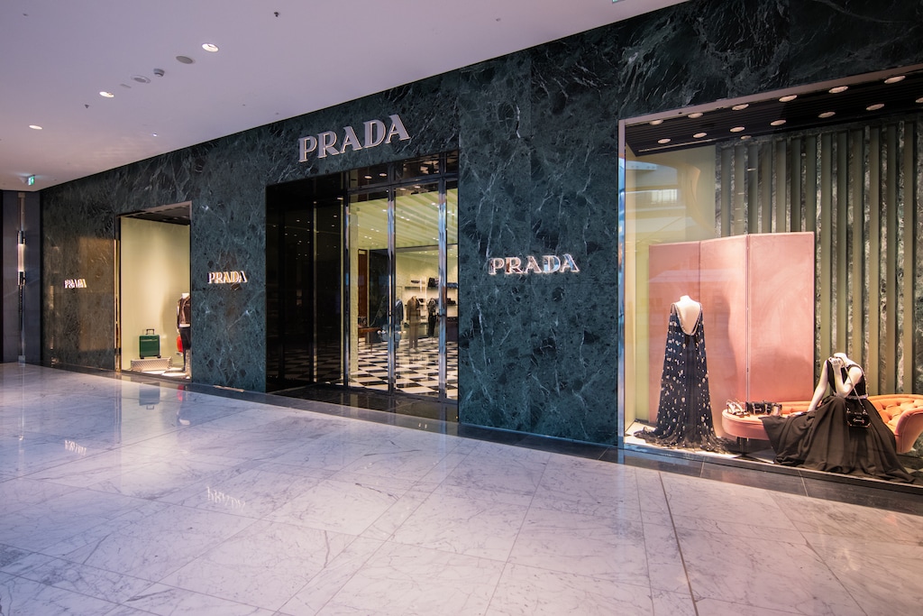 A new Prada flagship store: the Dubai Mall, Fashion Avenue