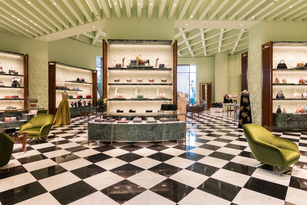 A new Prada flagship store: the Dubai Mall, Fashion Avenue