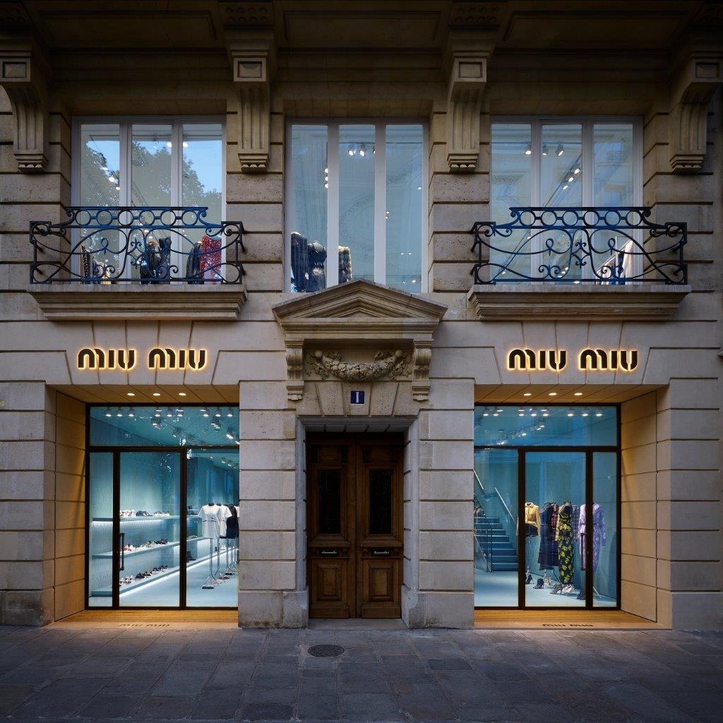 Miu Miu opens a new boutique in Paris
