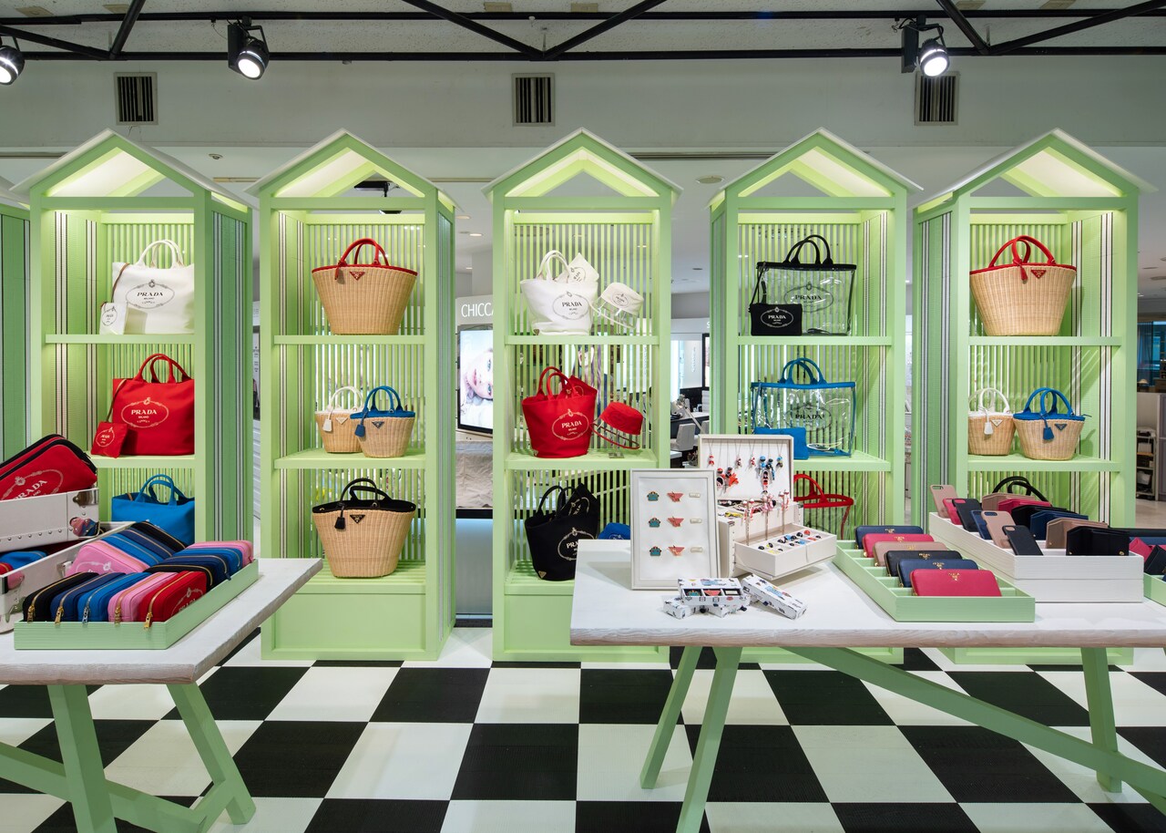 “Cabins”, the new Prada pop-up installation in Tokyo