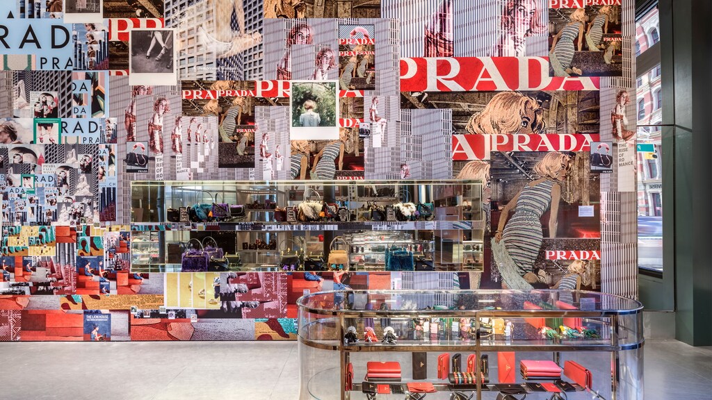 Fragmentarianism, Broadway's Prada Epicenter new wallpaper | Prada Group